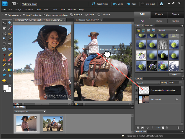 Photoshop Elements Tutorial Adding Effects To Type In Photoshop Elements