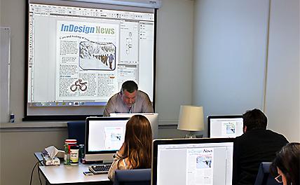InDesign Courses and Classes - live instructors